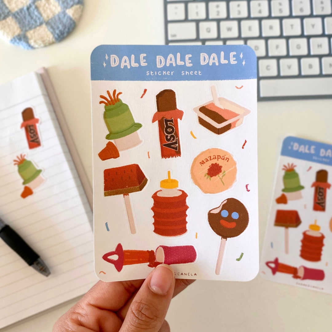 Mexican Candy Sticker Sheet Latina Mexican Latinx Latina Stickers ...