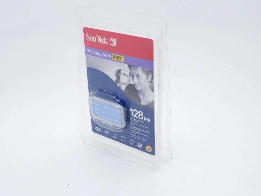 New Sandisk Memory Stick Pro 128MB Magicgate Memory Card for Cyber-shot ...