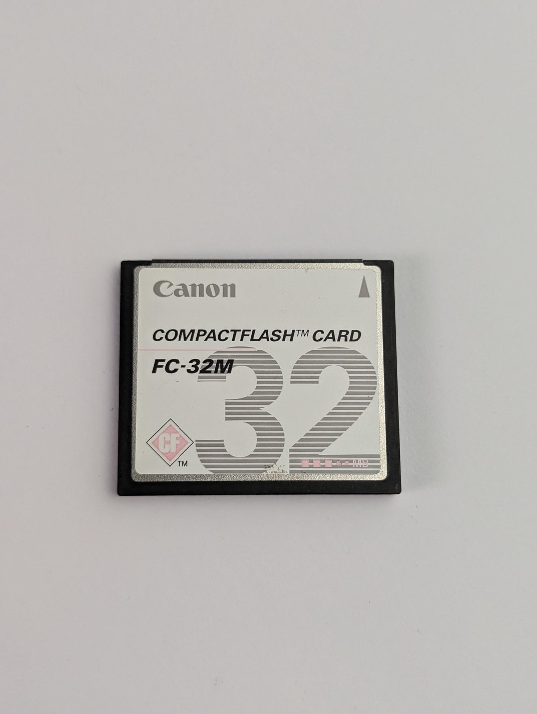 Vintage Canon COMPACTFLASH Memory Card FC-32MH 32mb High Speed CF Card ...