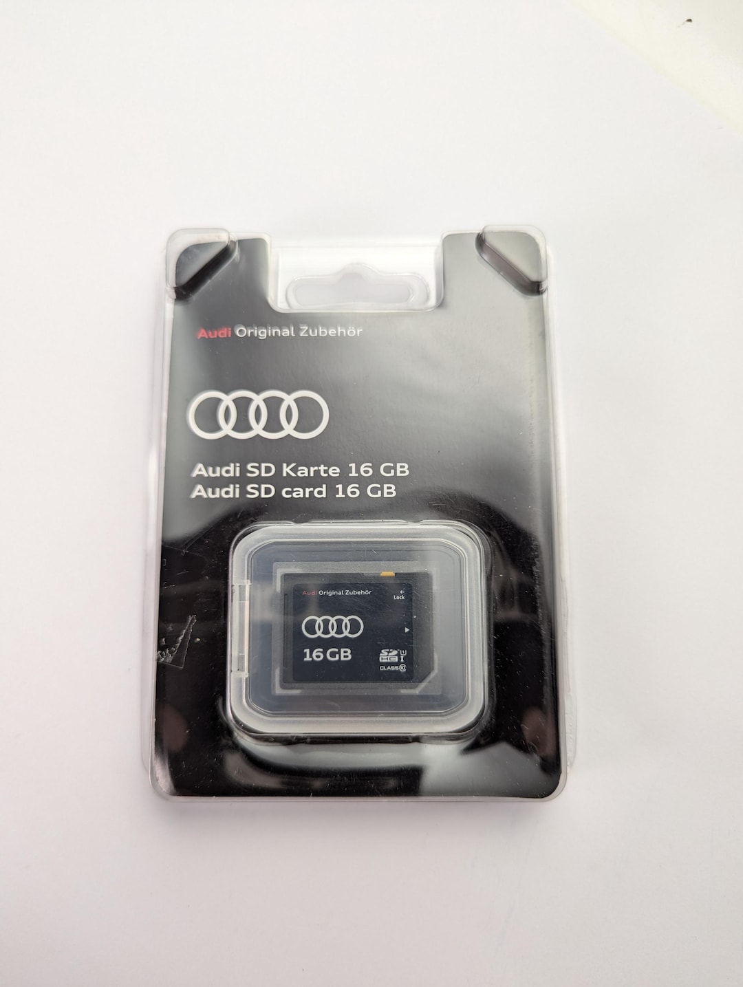 Sealed Genuine Audi 16GB SD Card Plastic Holder Audi SD Karte Made in Taiwan - Etsy