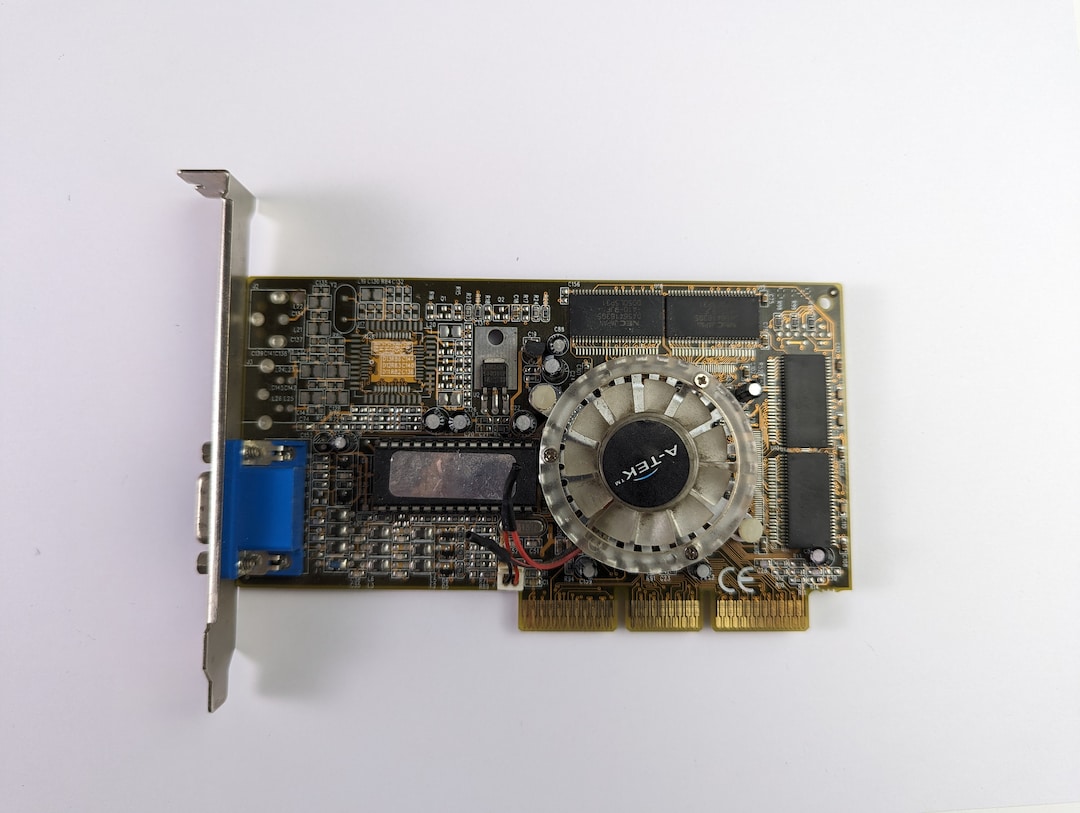 Vintage Nvidia Riva TNT 2M64 32MB AGP 4x Graphics Card Retro PC Video Card Axle - Etsy