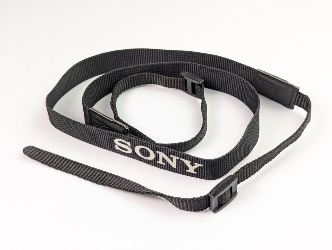 Rare Sony Camera Neck Strap 18mm Black White Text - Etsy