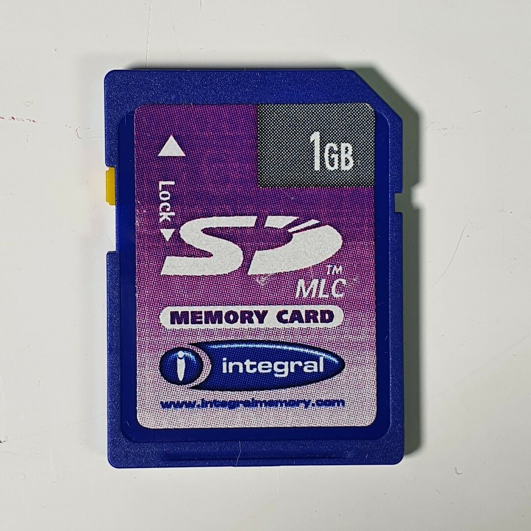 Vintage Collectible Integral 1GB Secure Digital Card Japan SD-M01G 0731 ...