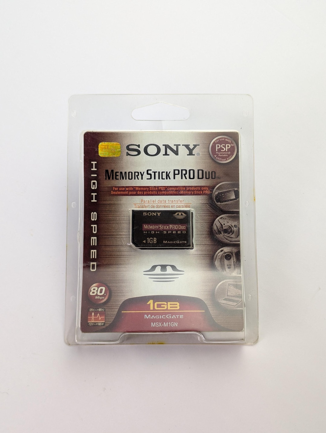 Rare Vintage Sony Memory Stick Pro Duo 512mb MSX-M1GN Highspeed Memory ...