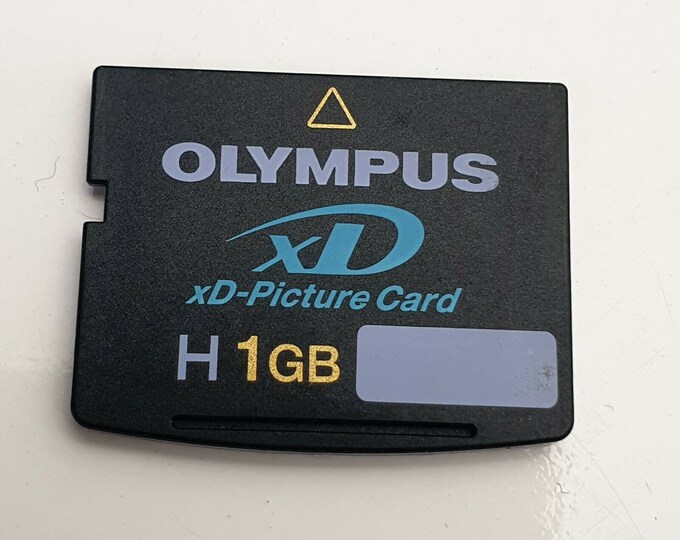 Rare Vintage Olympus XD Picture Card (faster Model - Type H) 1 Gb ...