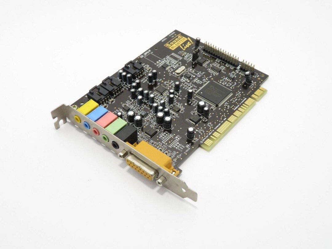 Vintage Creative Sound Blaster PCI Card SB Live! 5.1 CT4830 PCI Retro ...