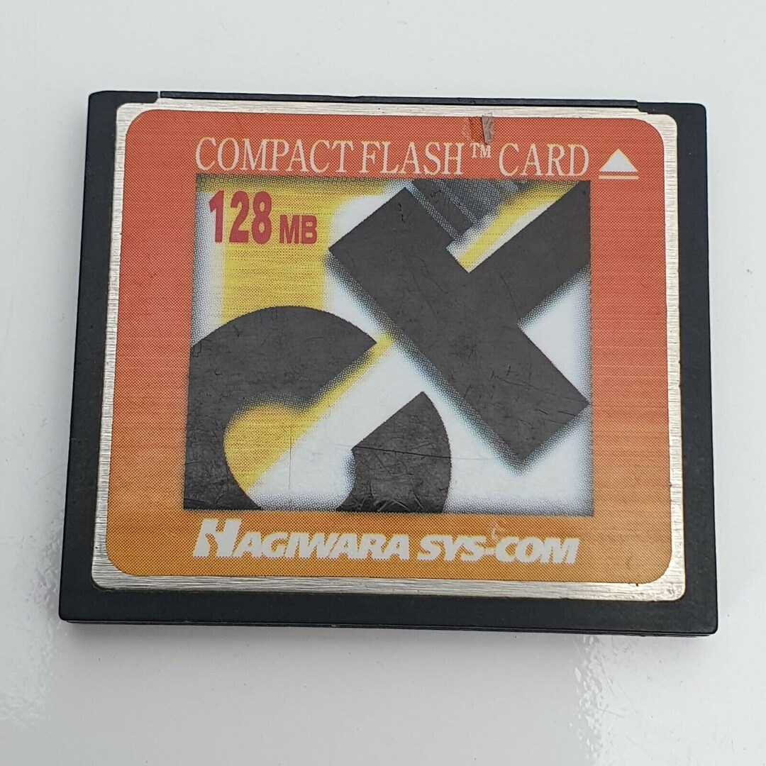 Vintage Hagiwara SYS-COM Compactflash Card 128MB Picture Card - Etsy