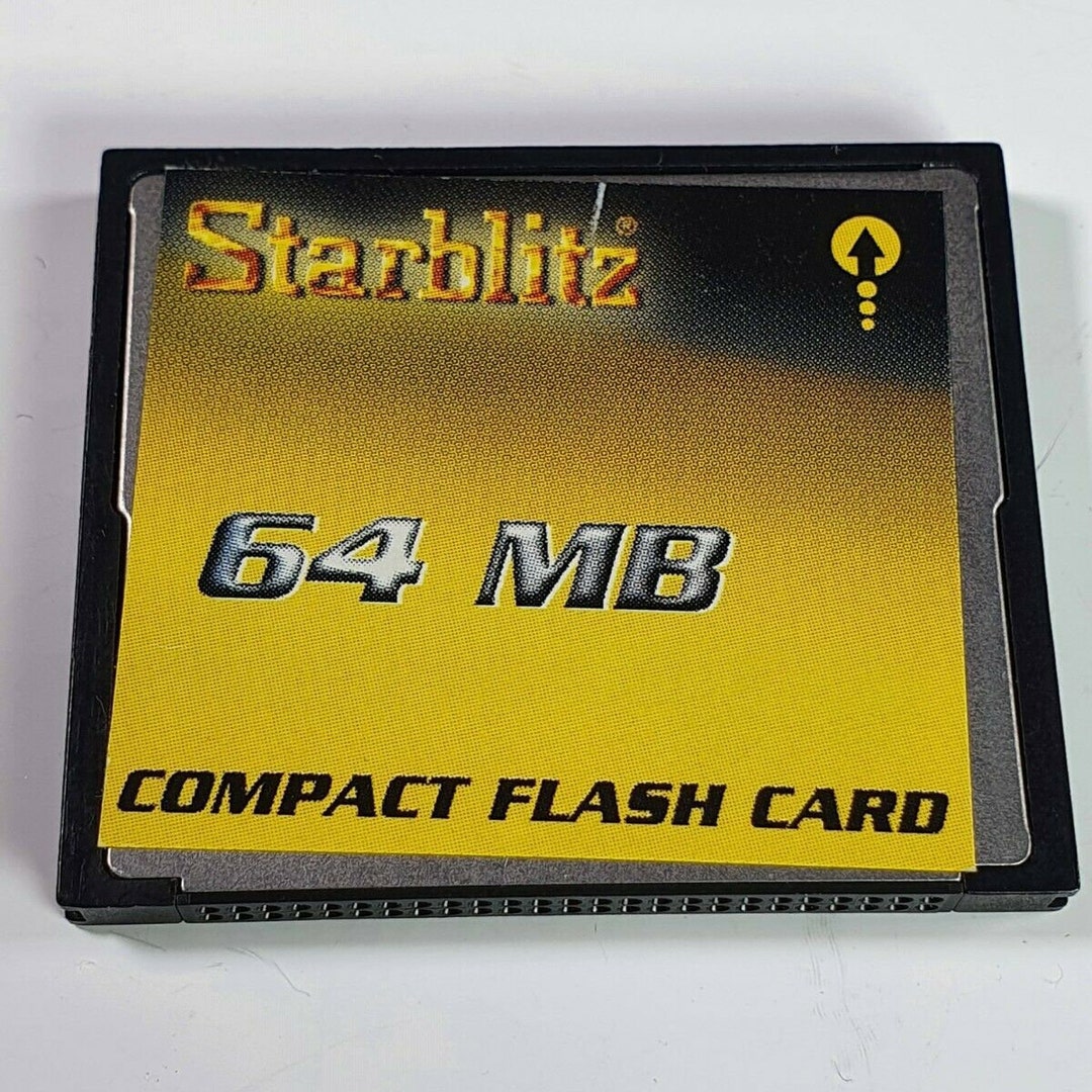 Vintage Collectible Starblitz Compactflash Card 64MB for Old Cameras & Devices - Etsy
