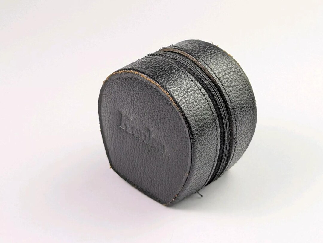 Nice Vintage Kenko Filter Box Leatherette Photo Accessory Box - Strap ...