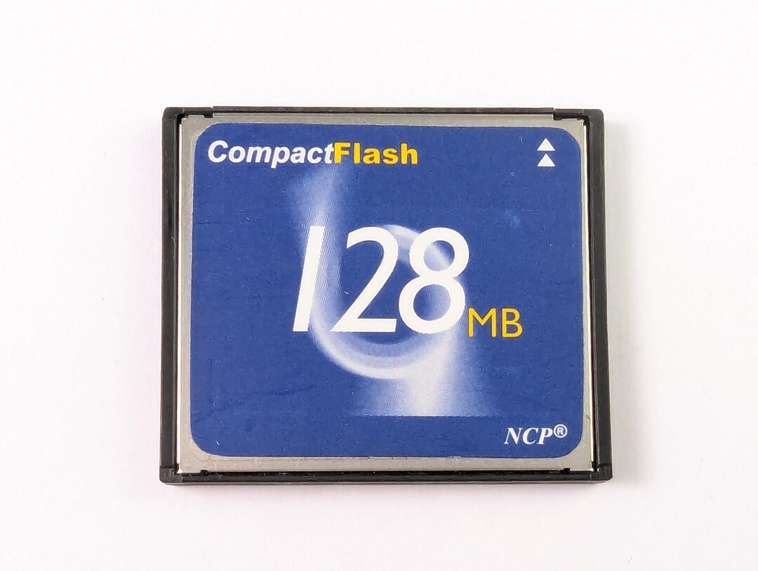 Vintage Hitachi 128MB Compactflash Card Memory Card CFC Card Picture ...