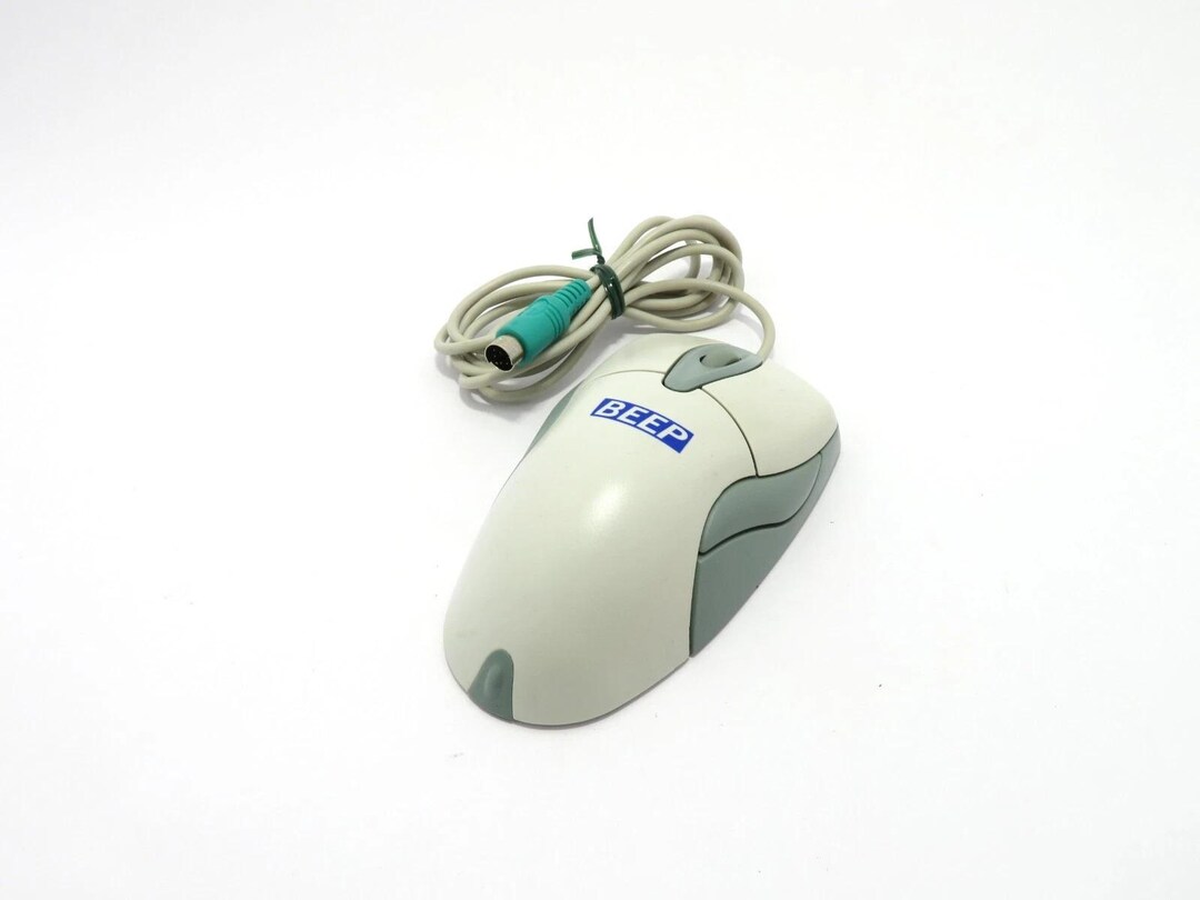 Rare Vintage Beep PS/2 Retro PC Ball Mouse - Etsy
