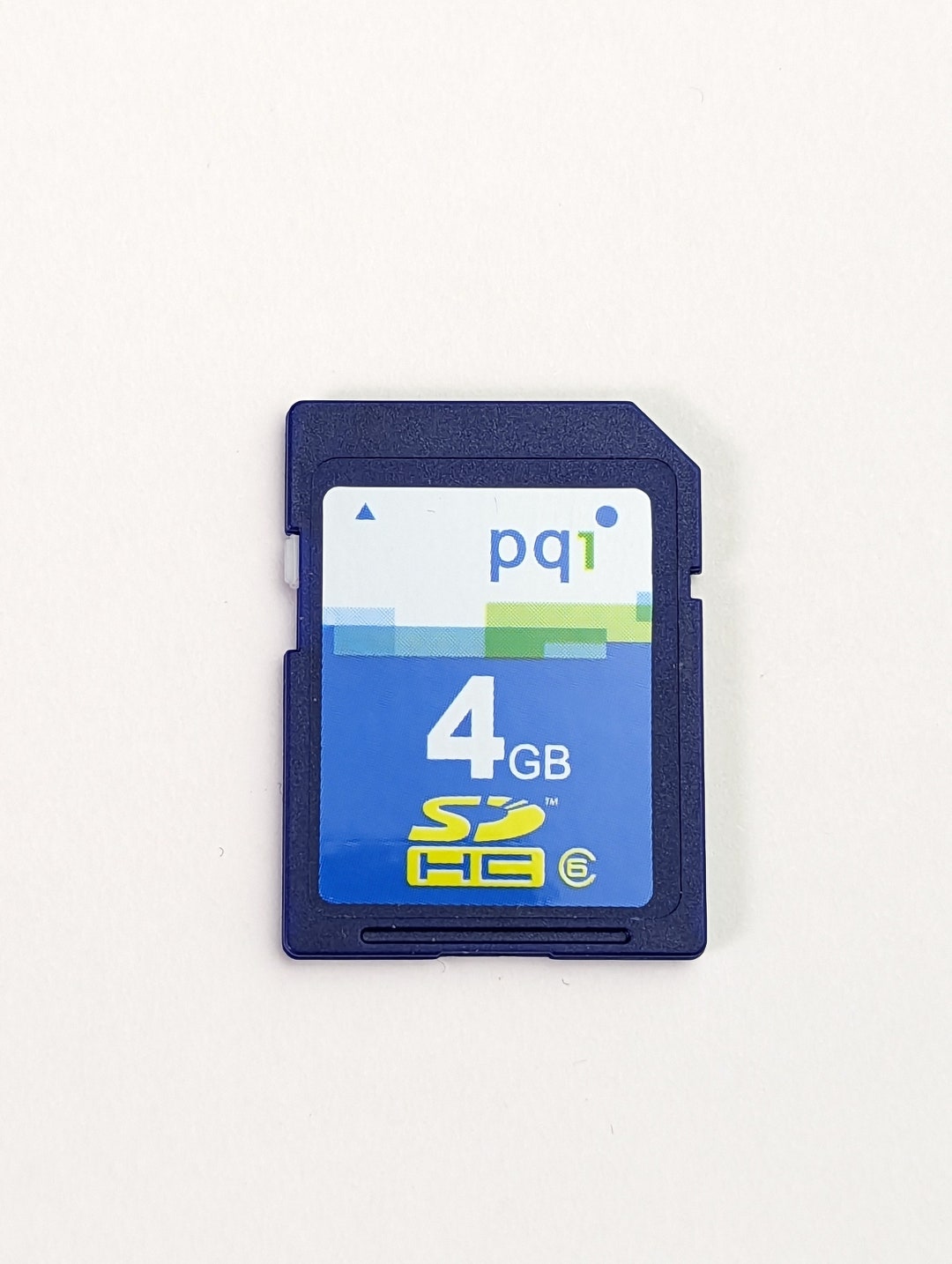 Vintage Pqi SDHC Card 4GB Class 6 Memory Card for Old Cameras & Devices ...