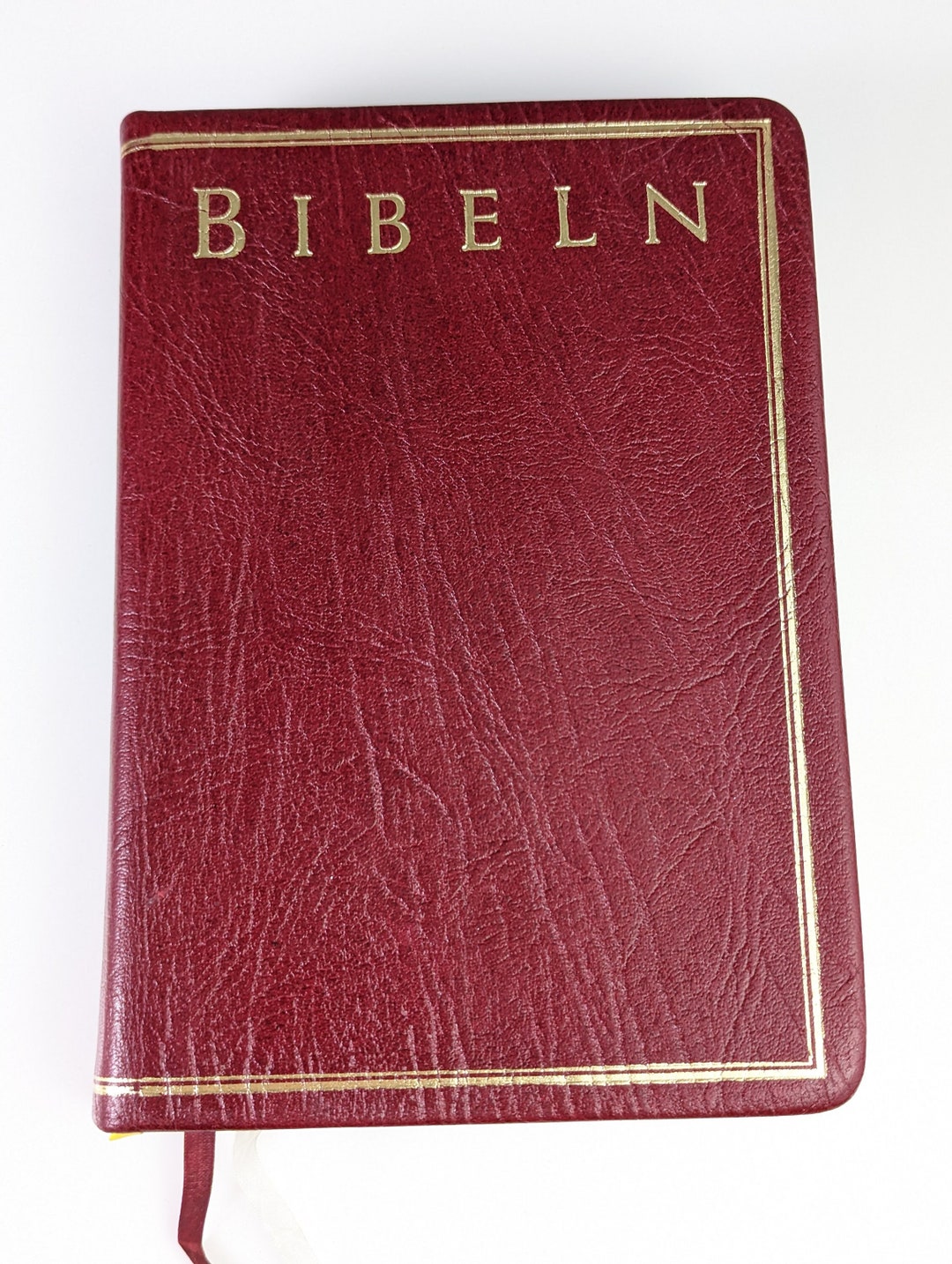 Vintage Religious Book 1992 Bibeln Large Print of Holy Bible in Swedish ...