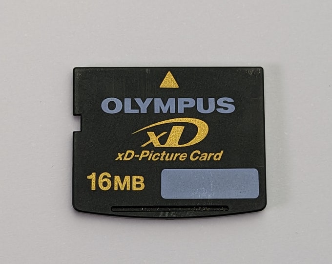Rare Vintage Olympus XD Picture Card 16MB Memory Card for Olympus/fujifilm - Made in Japan by ...