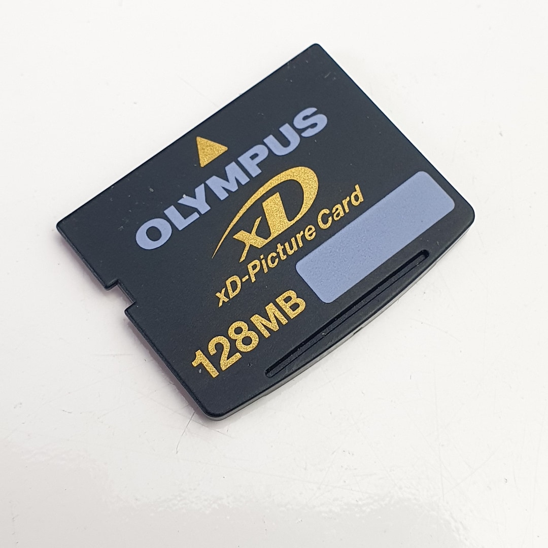 Vintage Olympus XD Picture Card 128 MB Memory Card Made in JAPAN! by ...