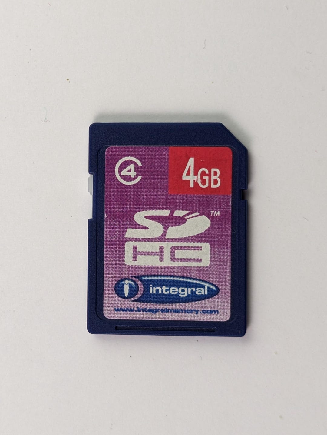 Vintage Original Integral 4 GB High Speed Class 4 SD Card - Memory for ...