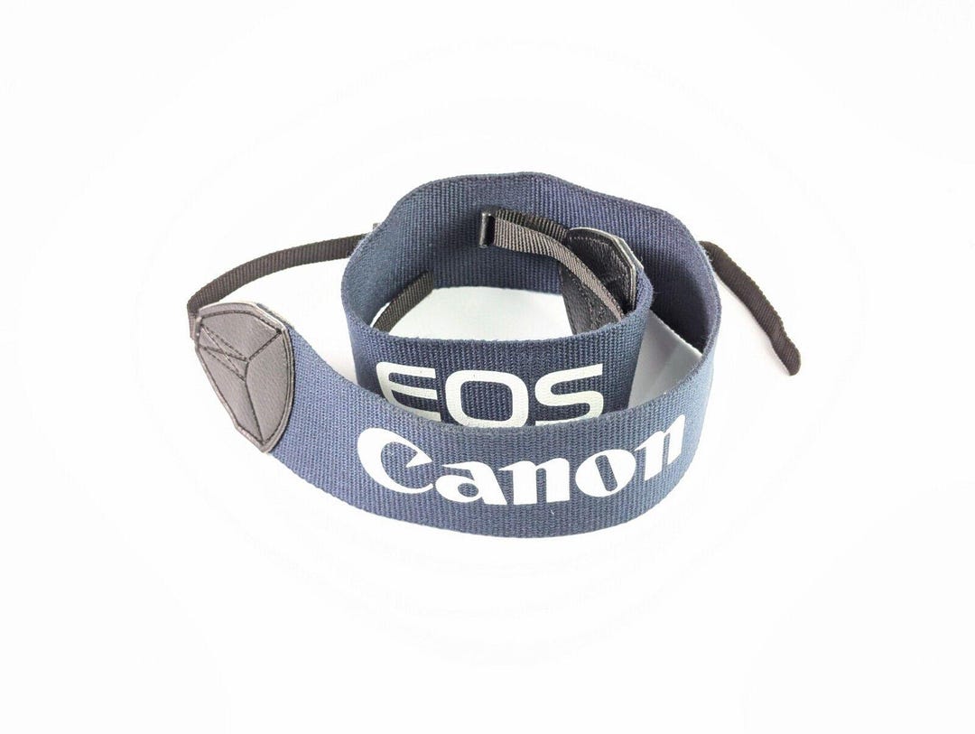 Vintage Canon Neck Strap Beautiful Dark Blue Strap for Eos/rebel Made ...