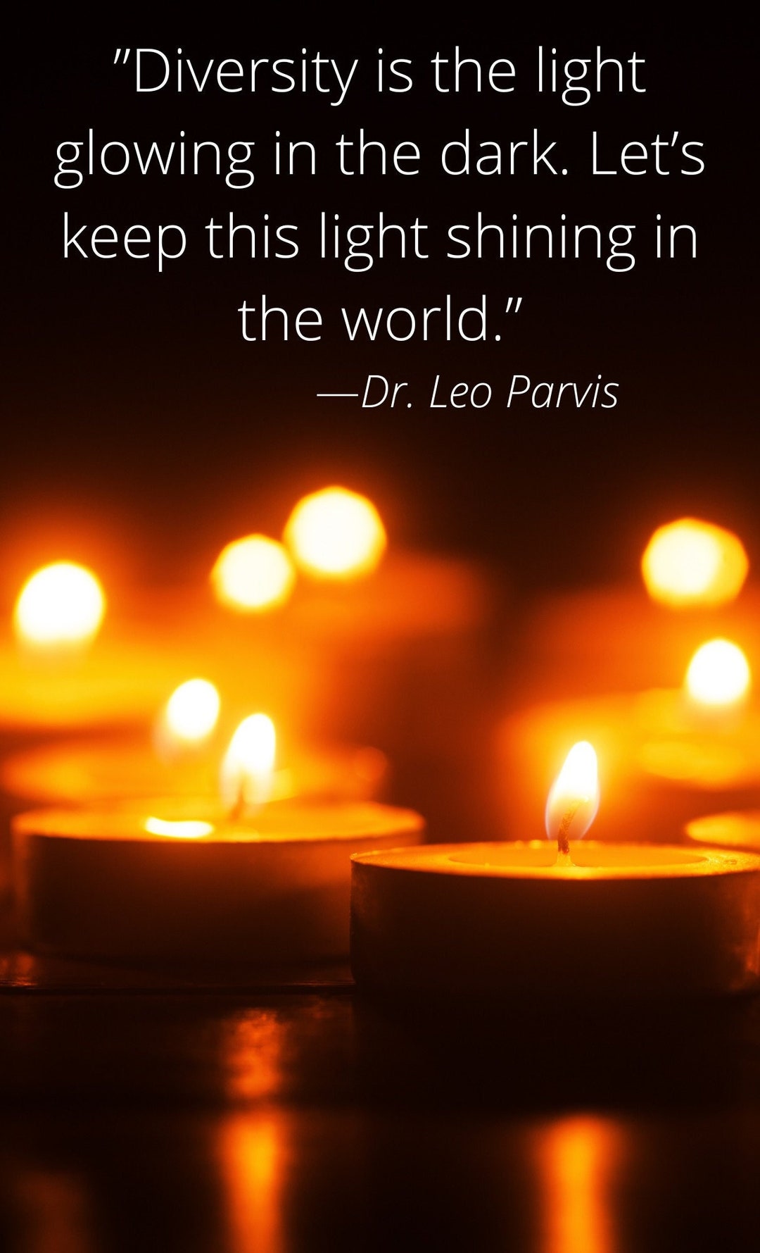 Diversity Mini Poster, Diversity Gift, Diversity Quote by Dr. Leo ...