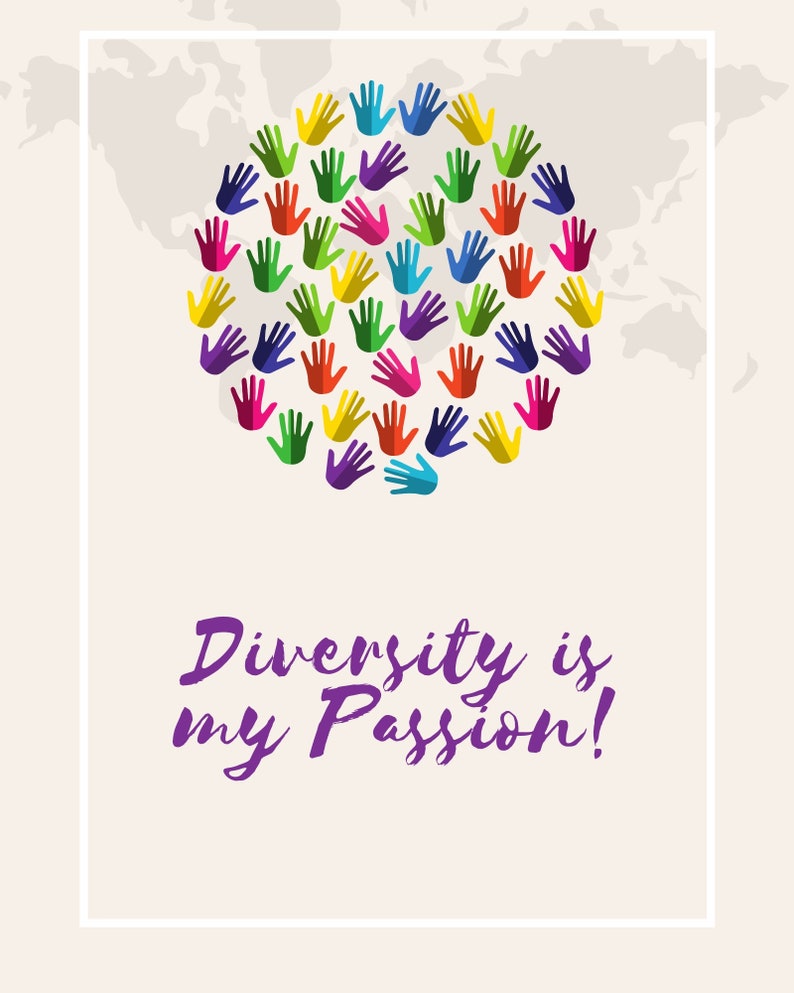 Diversity Wall Art, Diversity Gift, 8 X 10”, Frameable Printable - Etsy