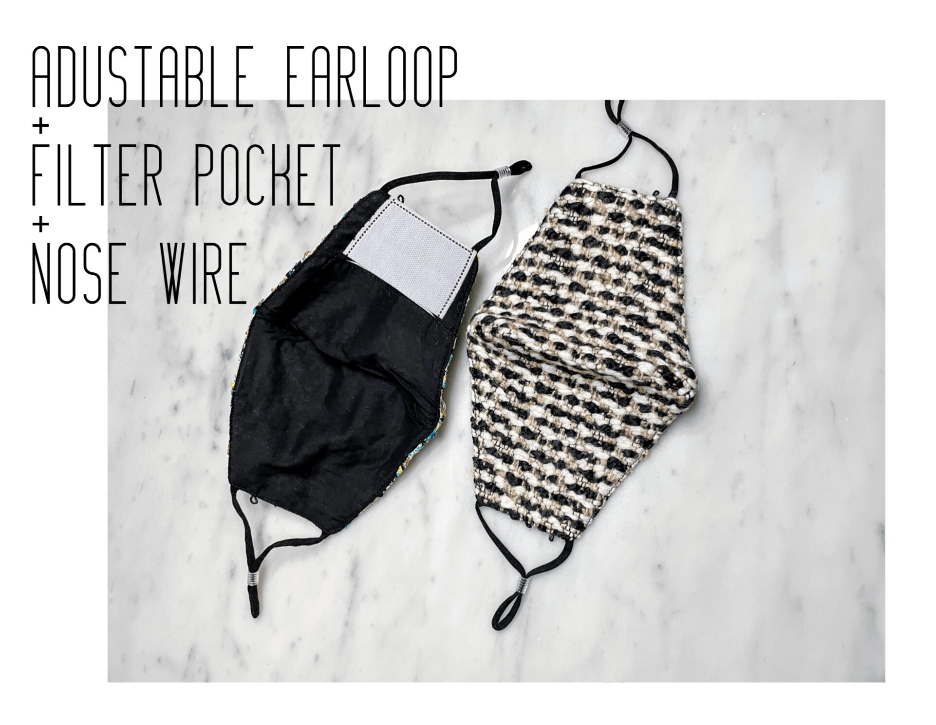 Wool Face Mask, Winter Face Mask, Face Mask With Filter Pocket, Warm ...