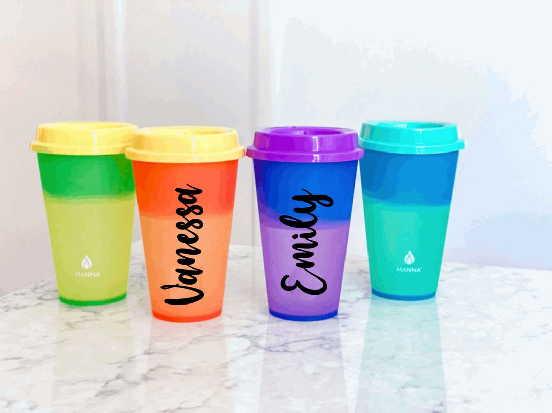Mana Personalized Color Changing Cups, Heat Activated Cups, Customized ...