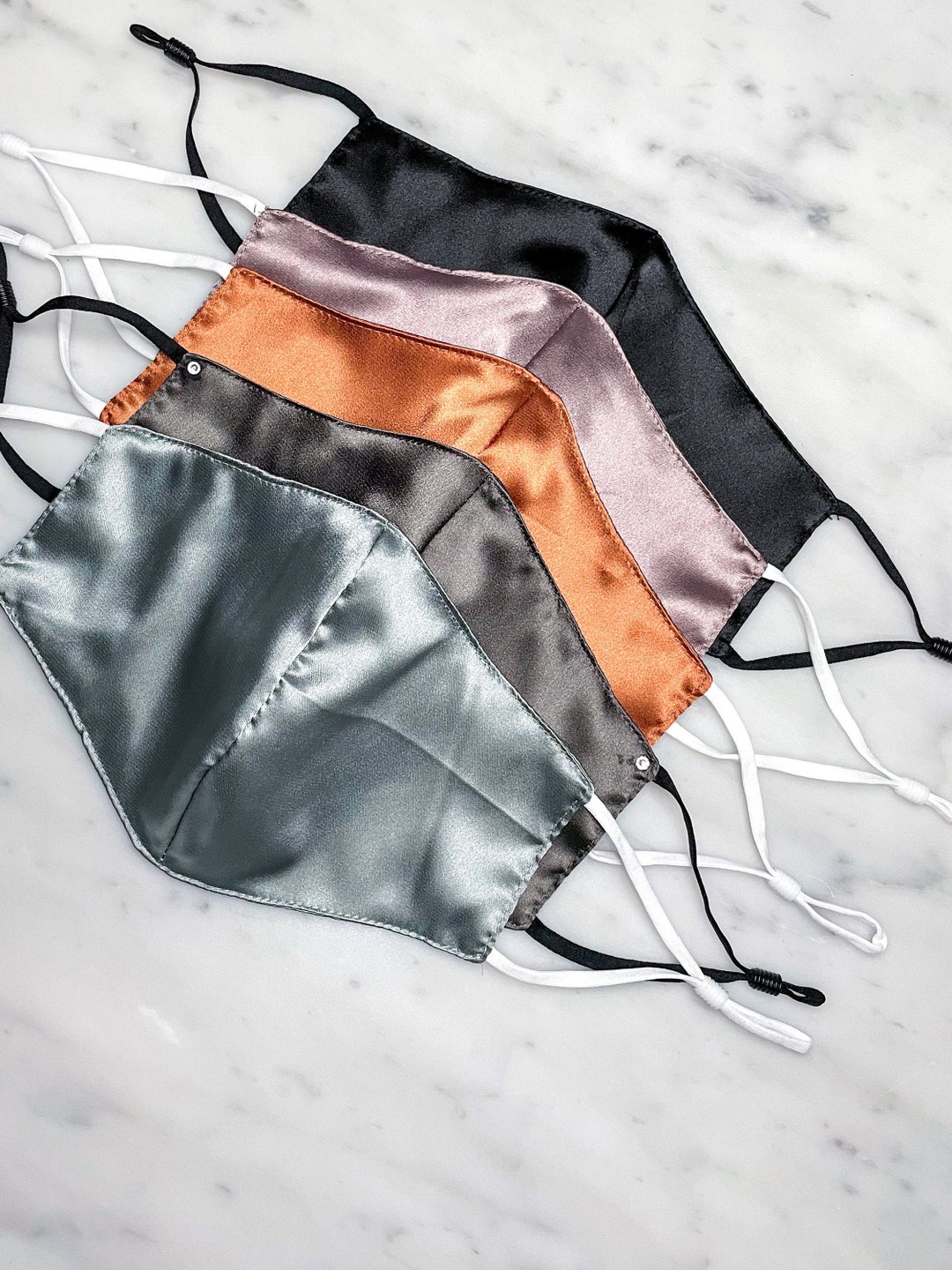 Silk Face Mask, Soft Breathable Mask, Washable Fabric Mask, Reusable ...