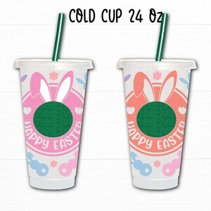 Happy Easter Cup Svg, Happy Easter Cup Wrap Svg, Happy Easter Bunny Cup ...