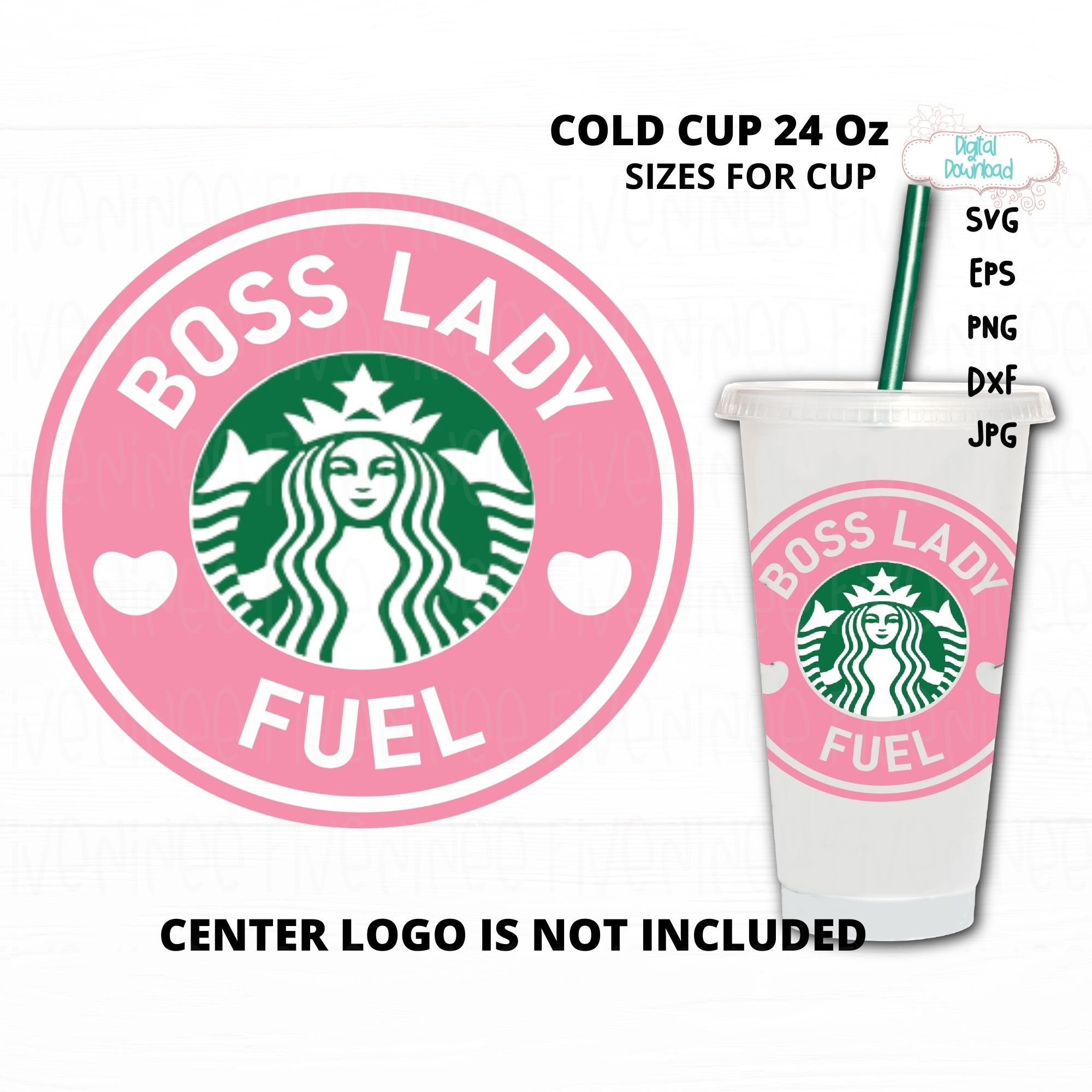 Starbucks Cup Svg Boss Lady Fuel Starbucks Svg Starbucks - Etsy Singapore