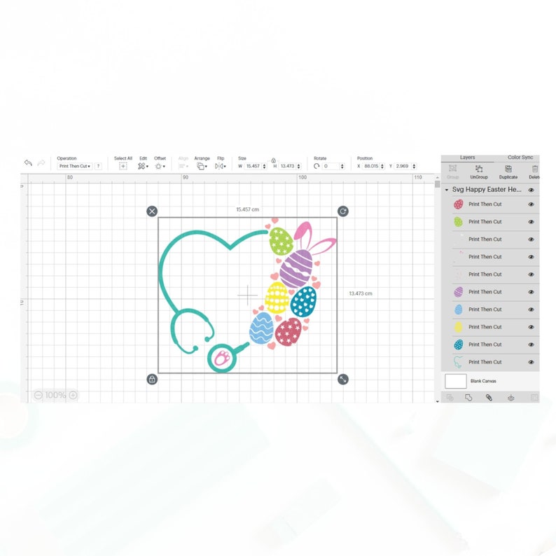 Easter Heart Stethoscope Svg, Nurse Easter Svg, Nurse Stethoscope Svg ...