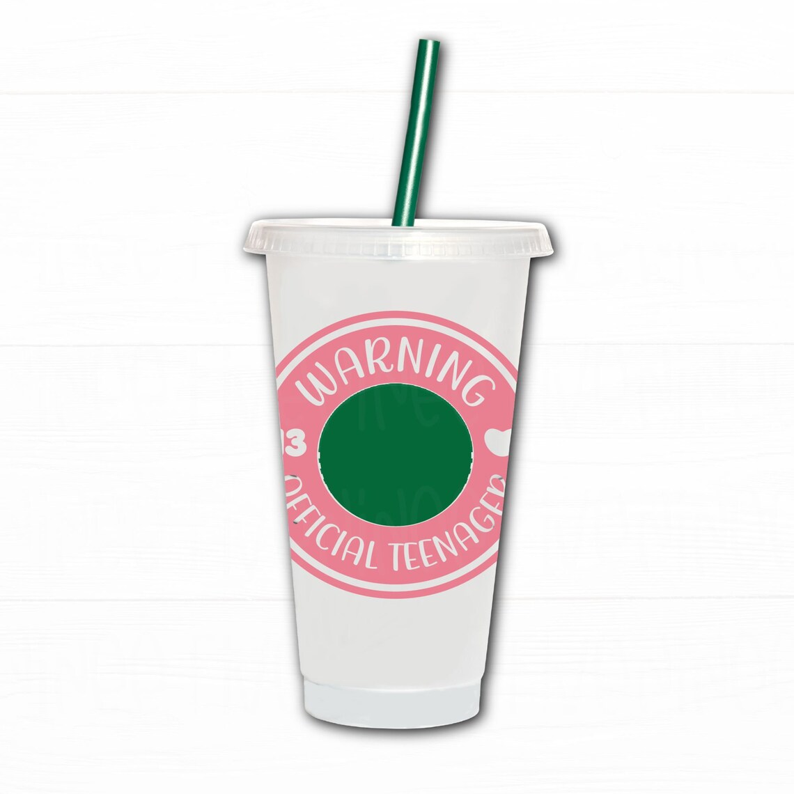Warning Official Teenager Cup Ring Svg, Cold Cup Ring Svg, Official ...