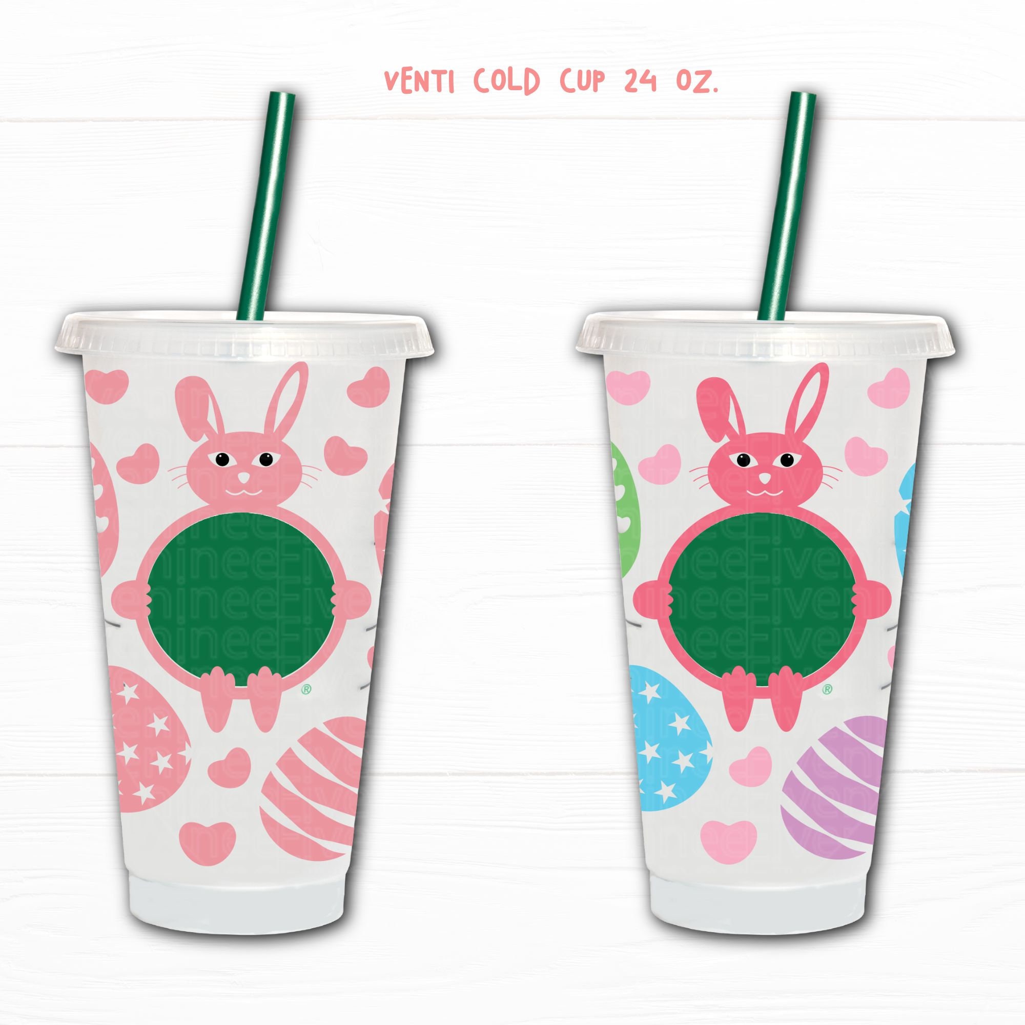 Happy Easter Cup Svg, Full Wrap Easter Rabbit, Bunny Coffee Wrap ...