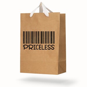 Priceless Svg, Priceless Barcode Svg, Barcode Svg, Barcode Decal Svg ...
