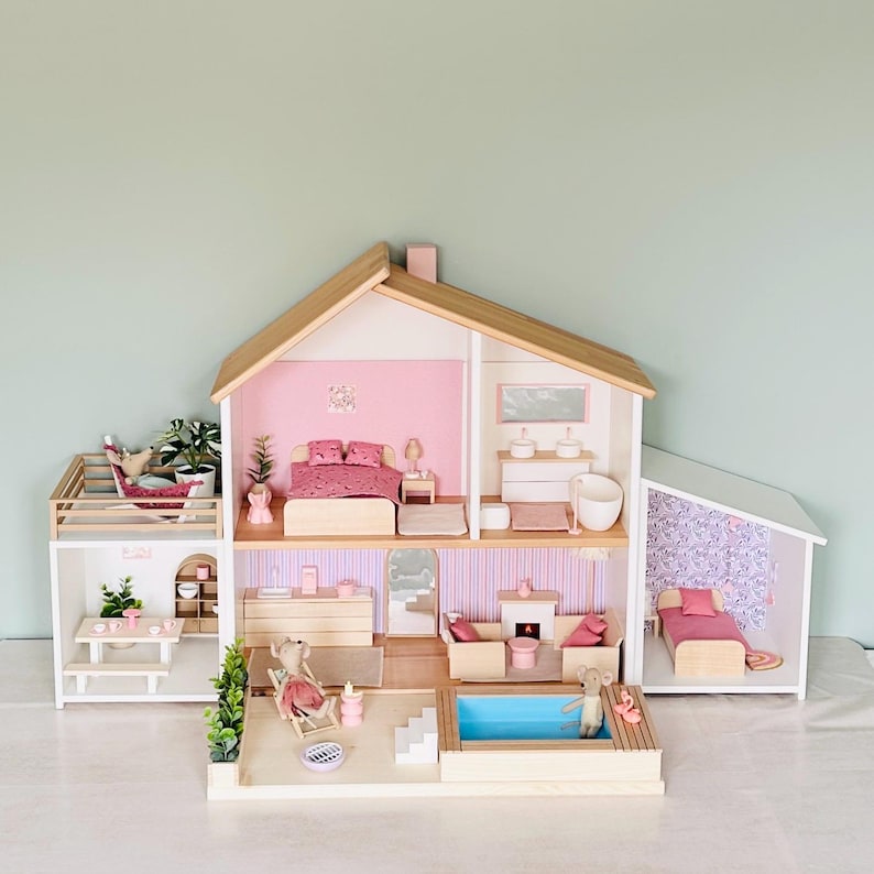 Ikea Dollhouse Garden, Maileg Garden With Swimming Pool, Modern ...