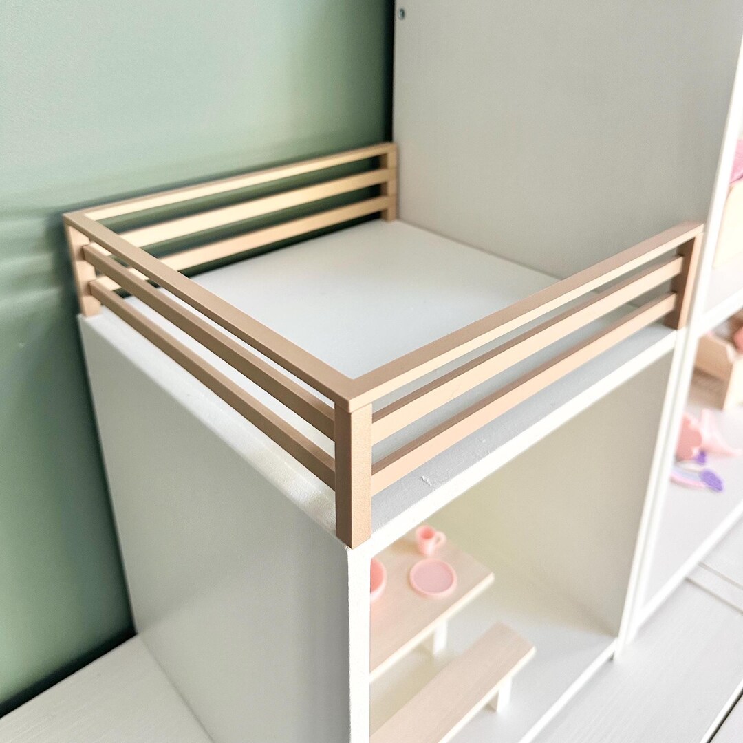 Dollhouse Balustrade for Balcony, Scandinavian Style Miniature Ikea ...