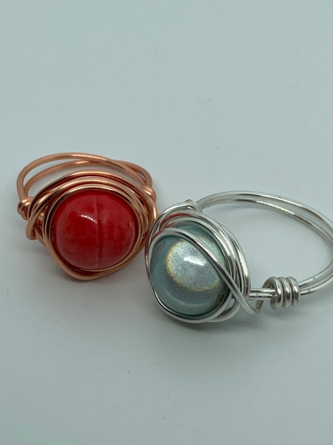 Wire Beaded Ring Kit. X3 Rings Includes Illustrated PDF Instructions ...