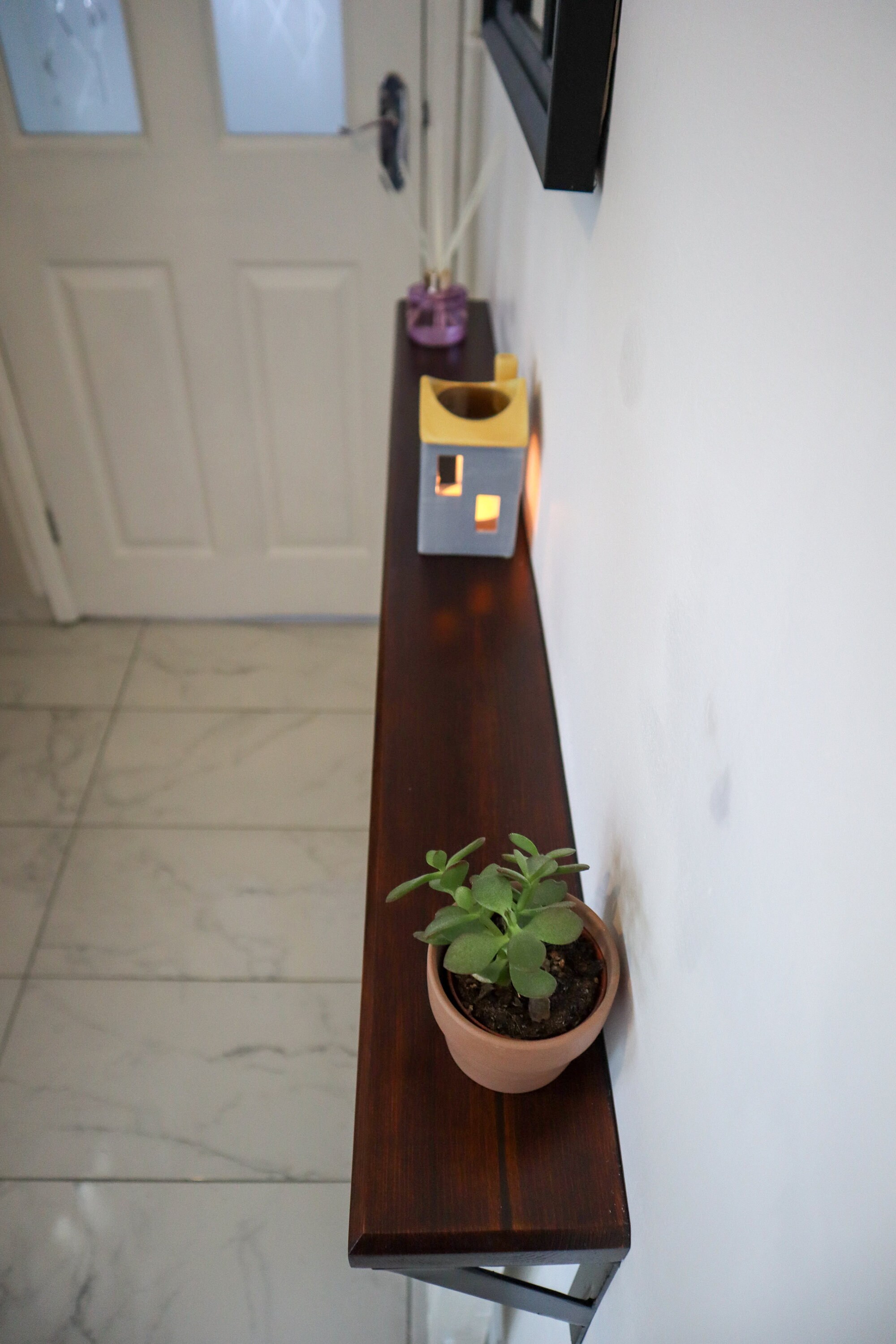 Radiator Shelf With Brackets / Narrow Shelf / Rustic Industrial Wall ...