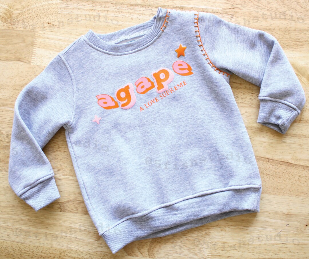 Agape Toddler Cute Novelty Sweatshirt | Kids Fall Faith Fun Clothing ...