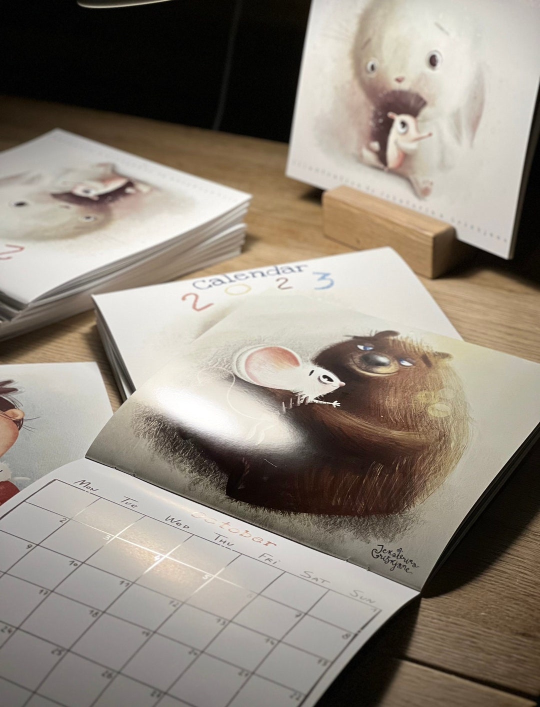 Wall Calendar 2023 UK Edition, Illustrated Calendar, Calendar 2023 - Etsy