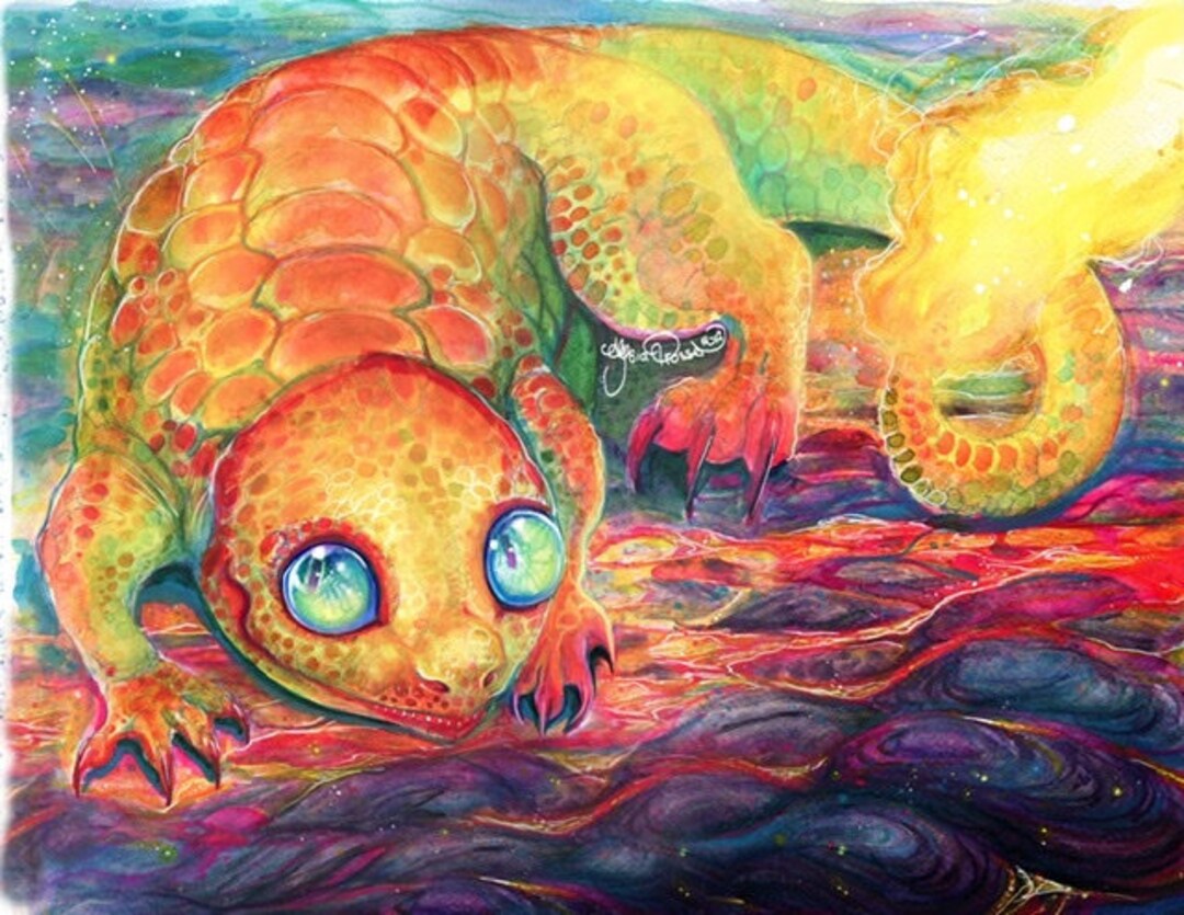 Charmander Pokémon Fanart Watercolor - Etsy