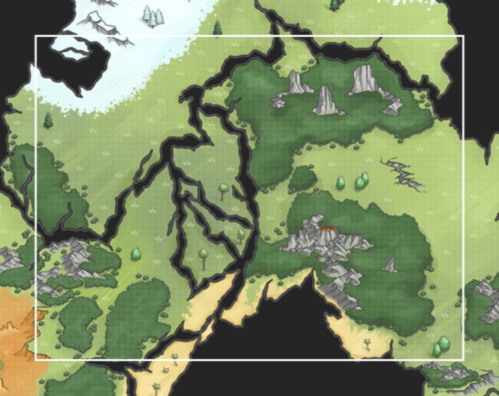 Premade HQ Digital fantasy DND world map for your campaign | Etsy