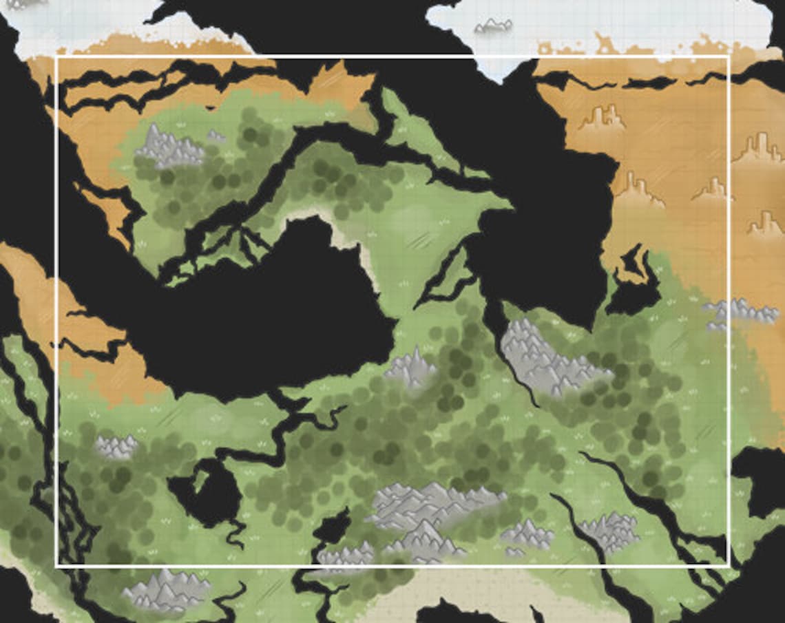 Premade HQ Digital fantasy DND world map for your campaign | Etsy