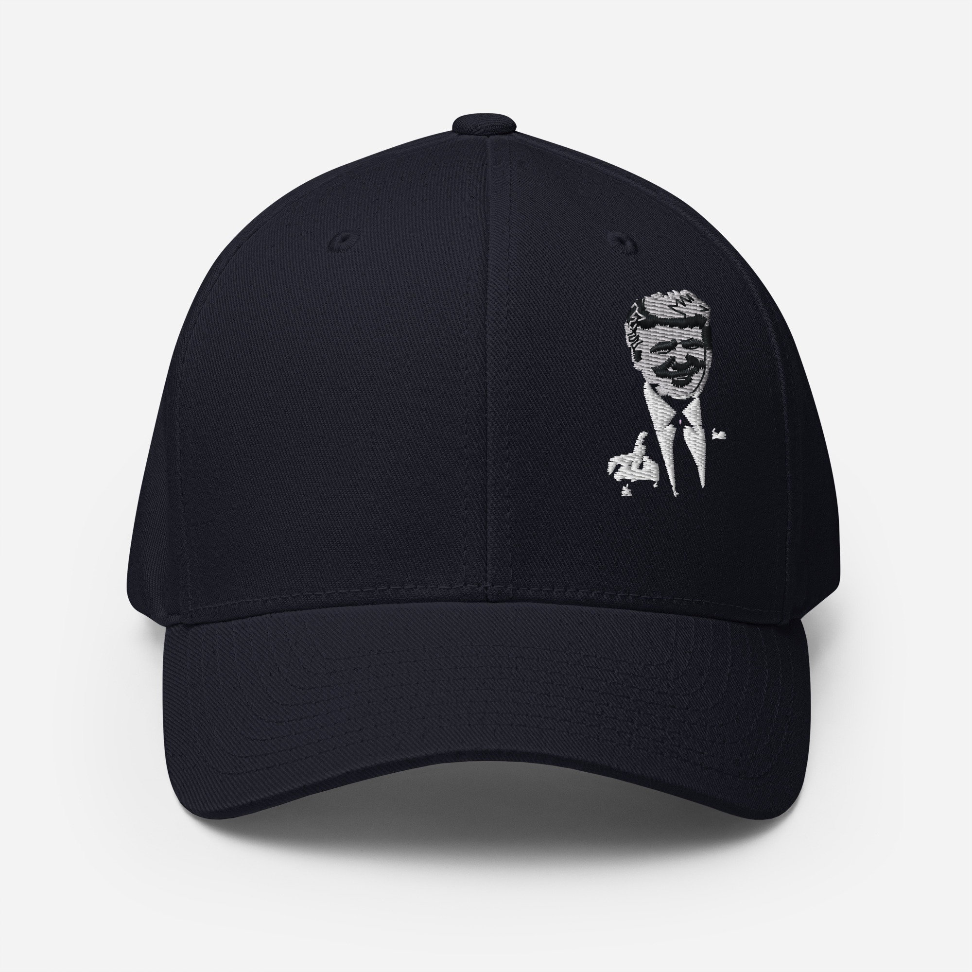 Trump Middle Finger Hat - Trump Flipping the Bird Embroidered Flexfit ...