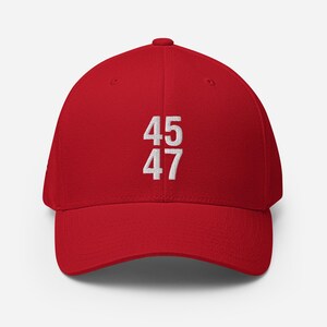 Trump 45 47 Flexfit Hat - MAGA Cap - Etsy