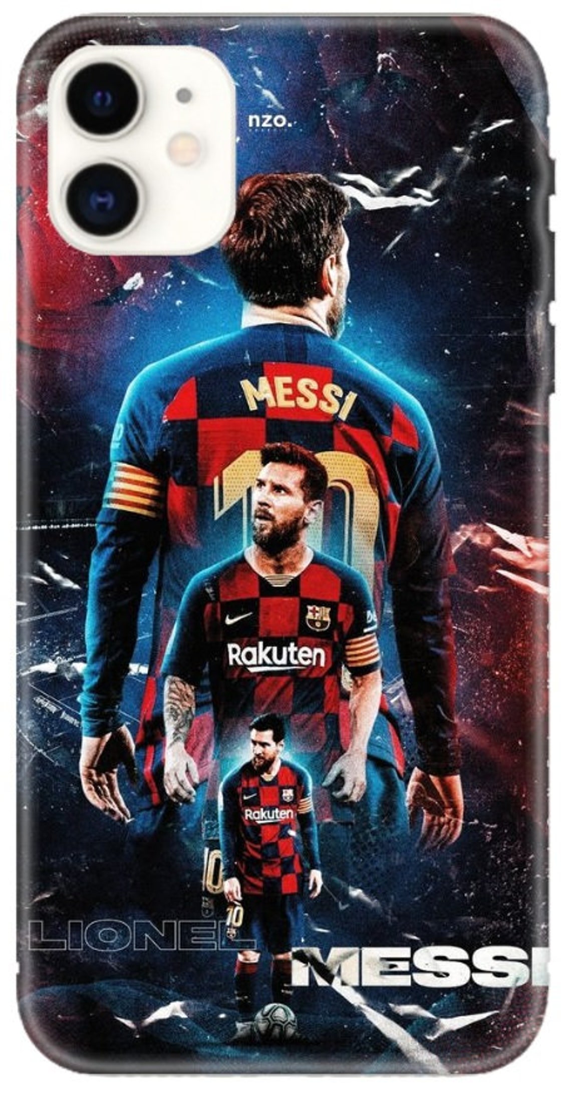 Lionel Messi Funda De Teléfono Personalizada Iphone Barcelona Etsy