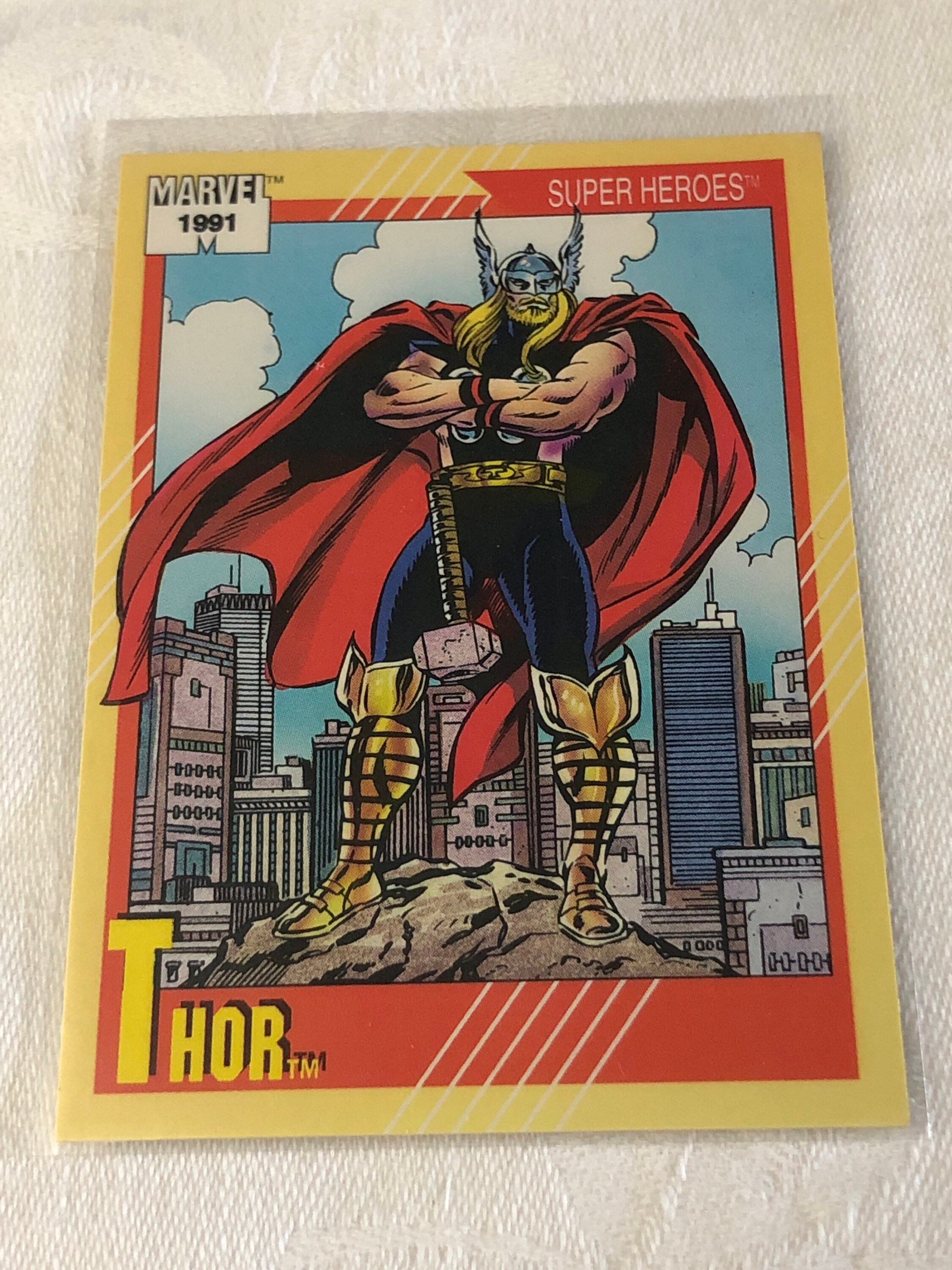 Marvel Comics Card 1990 48 Thor | Etsy