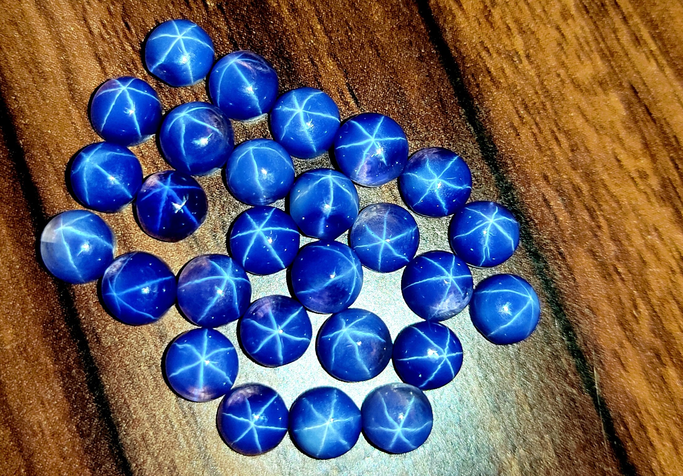 6 MM Natural Blue Star Sapphire Gemstone Top Quality Star | Etsy