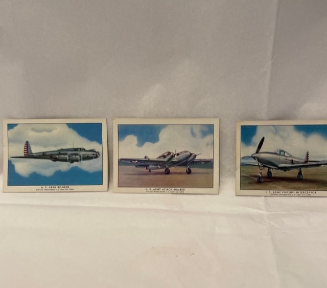 Airplane Trading Cards Wings Cigarettes Vintage 1940 - Etsy