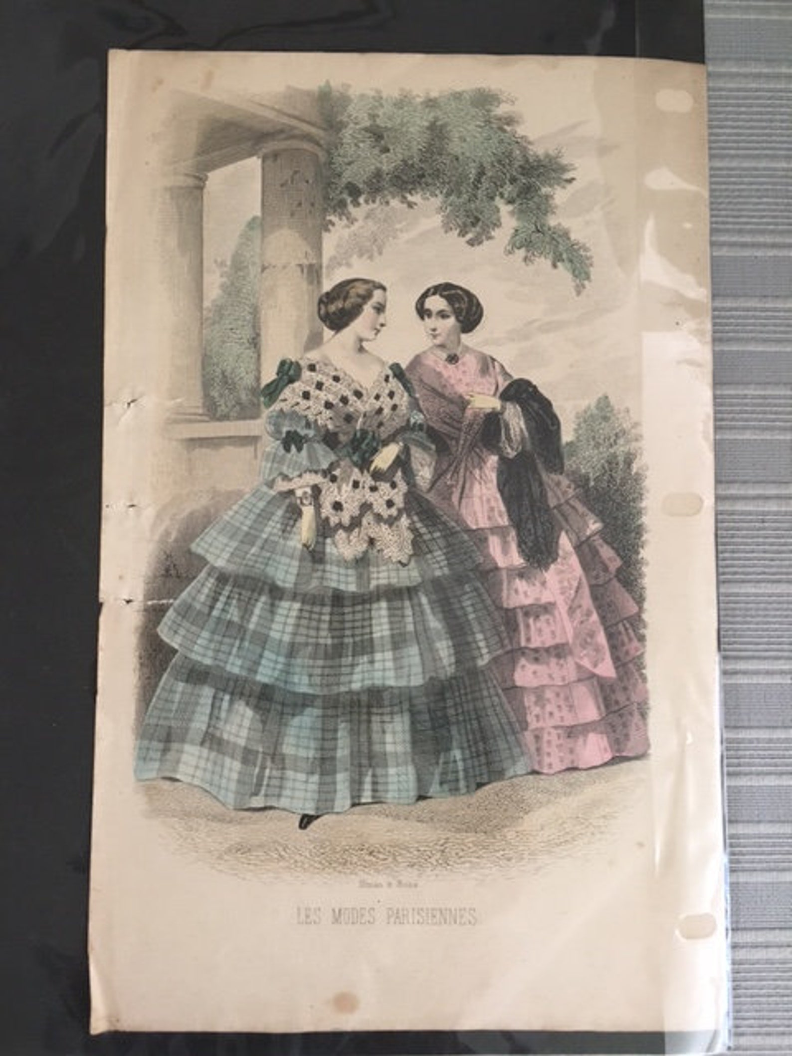 Godeys Ladies Book Illustrations set of 2 - Etsy
