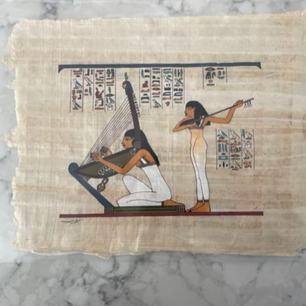 Papyrus Egyptian Artwork - Etsy