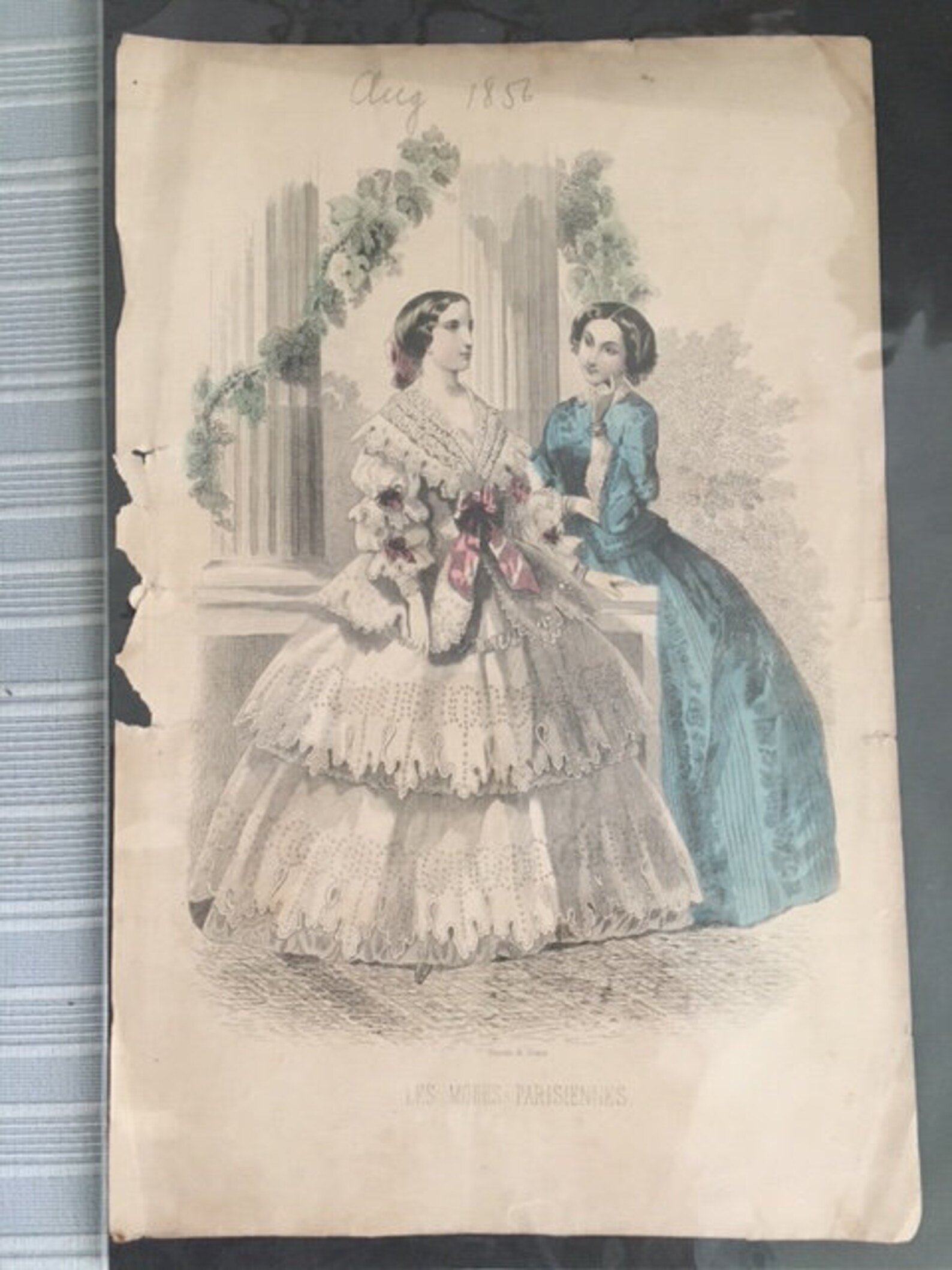 Godeys Ladies Book Illustrations set of 2 - Etsy